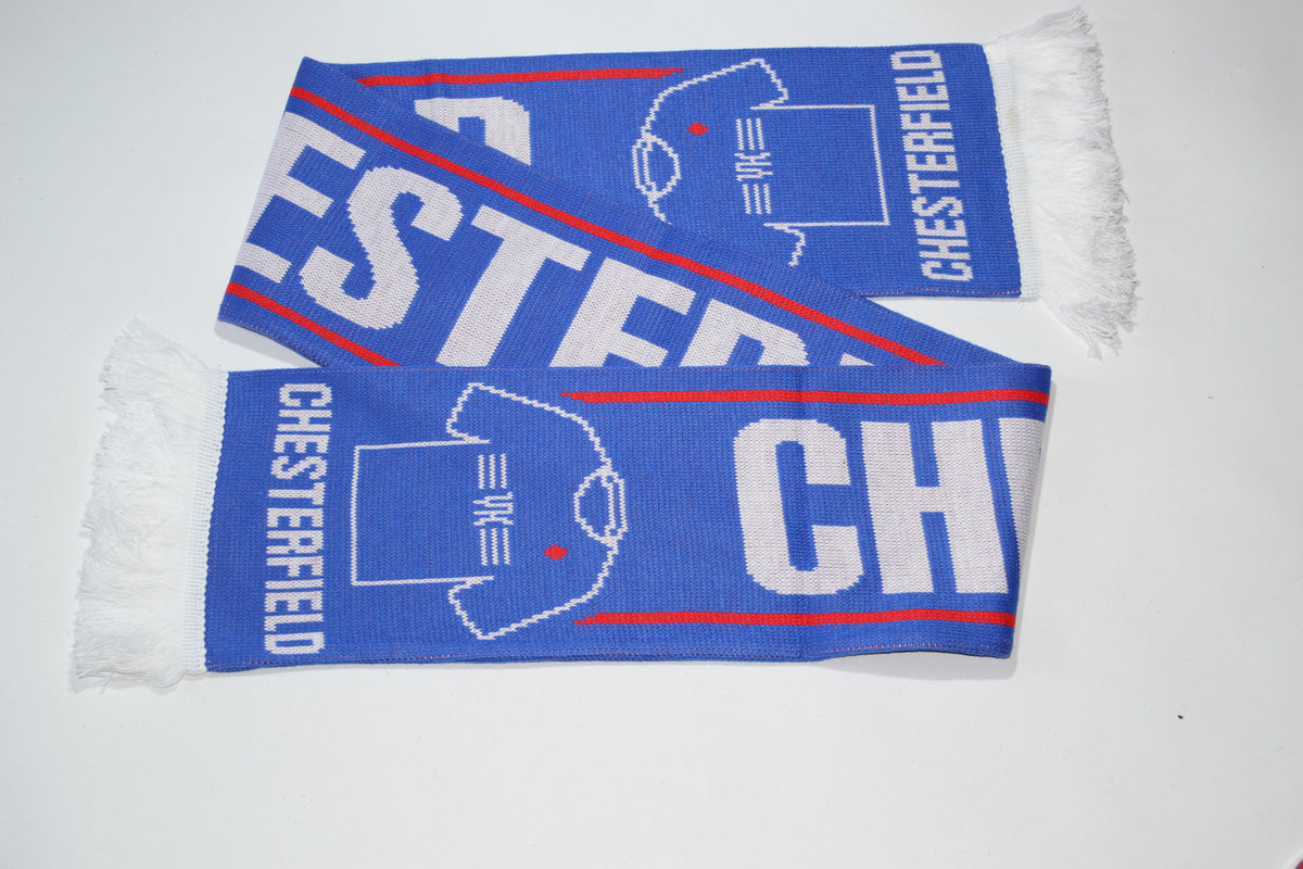 Chesterfield Acrylic Football Scarf – FootieFans